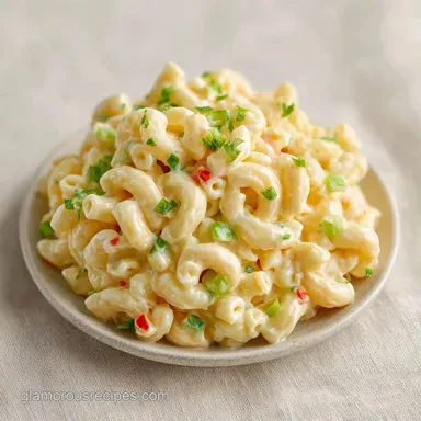 Classic Macaroni Salad for 8 Servings - Glamorous Recipes